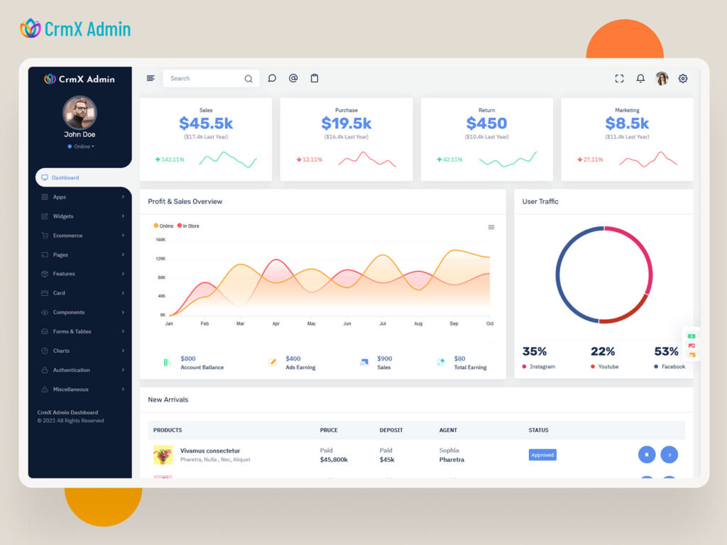 CRM Bootstrap 5 Admin Dashboard - MultiPurpose Themes CRM Bootstrap 5 Admin Dashboard - MultiPurpose Themes