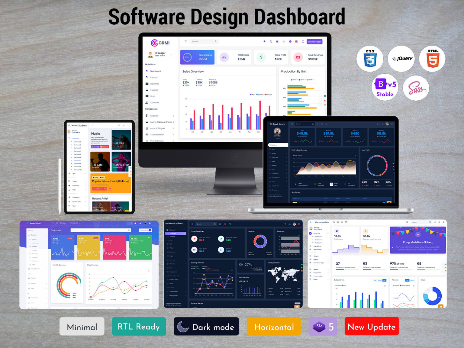 Software-Design-Dashboard - MultiPurpose Themes