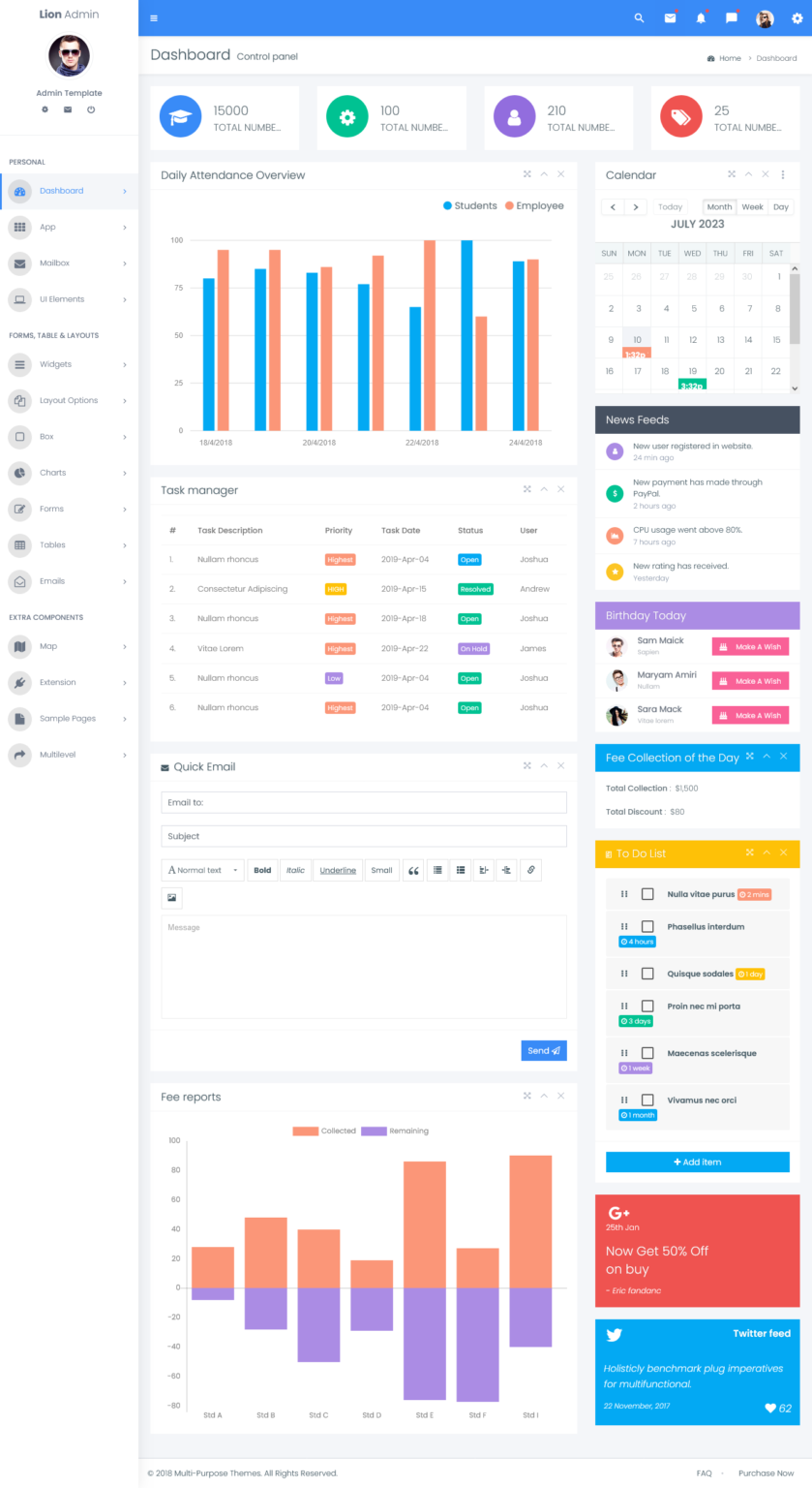 Revolutionize Education with a LMS Dashboard Templates
