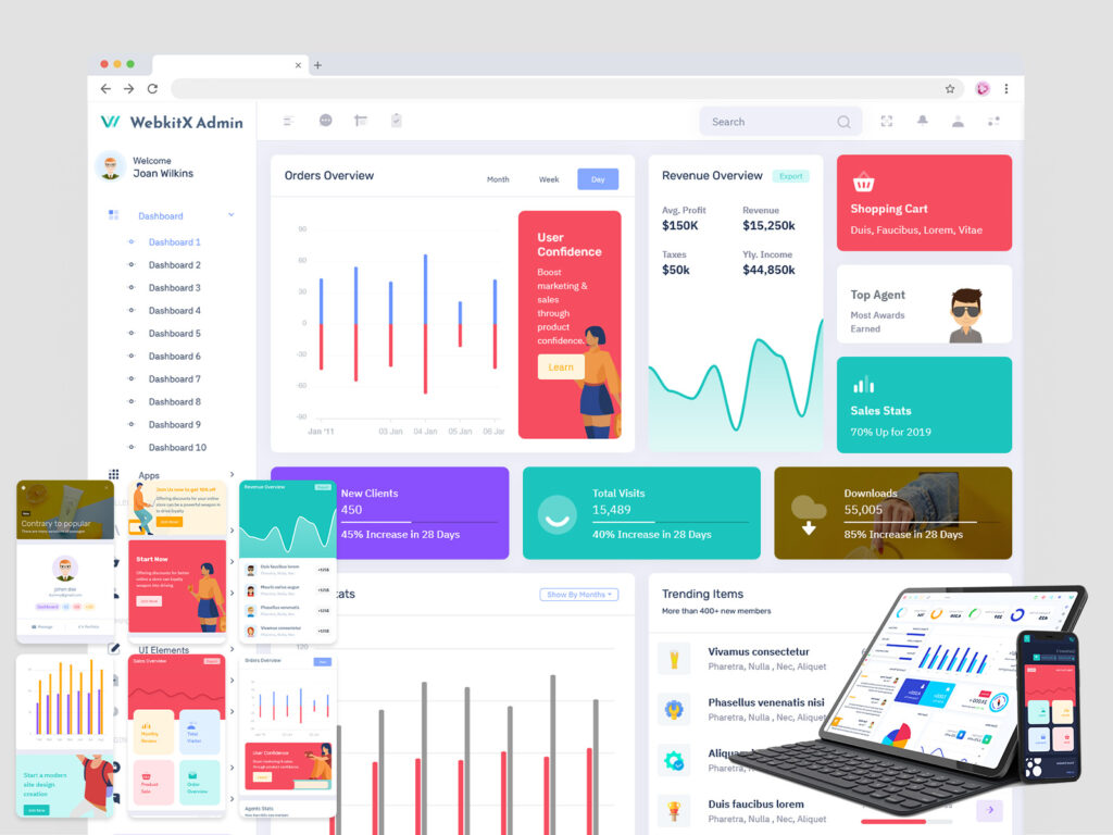 WebkitX-Bootstrap-Admin-Template - MultiPurpose Themes