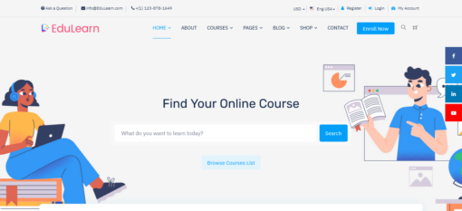 Creating a Online Course Dashboard with a LMS Dashboard Templates