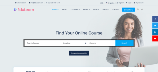 Creating a Online Course Dashboard with a LMS Dashboard Templates