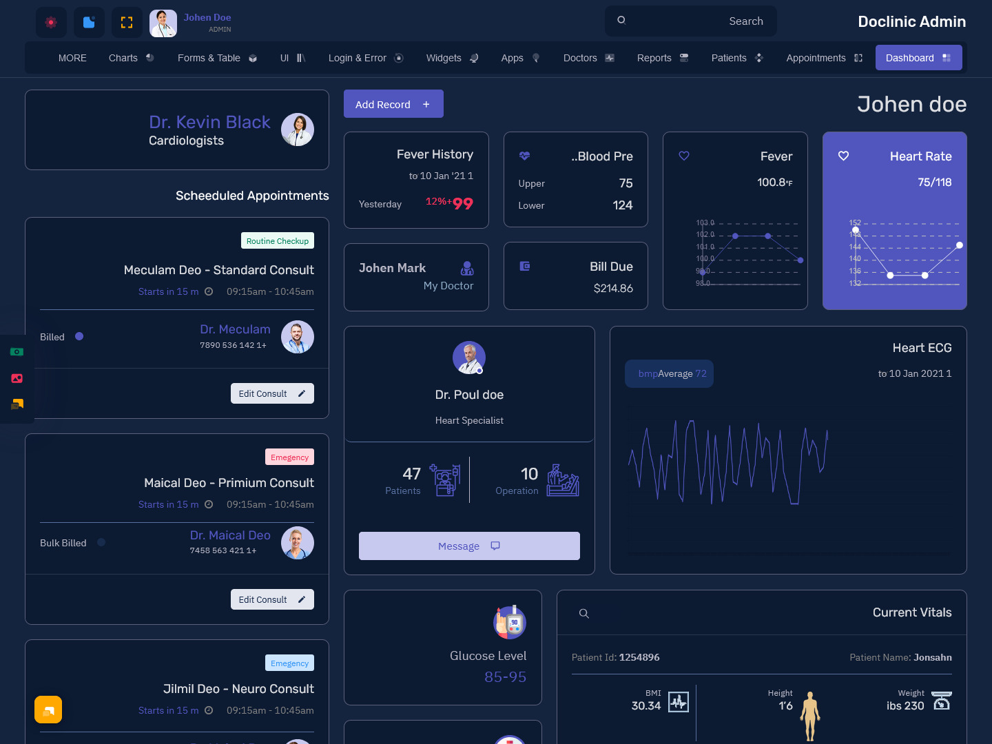 horizontal dark patients dash 1 RTL - MultiPurpose Themes