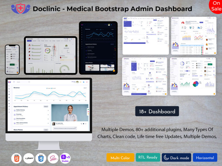 Doclinic-Medical-Bootstrap-Admin-Dashboard - MultiPurpose Themes