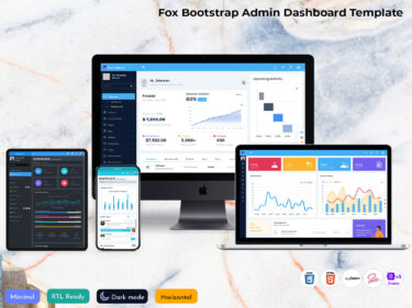 Fox-Bootstrap-Admin-Dashboard-Template - MultiPurpose Themes