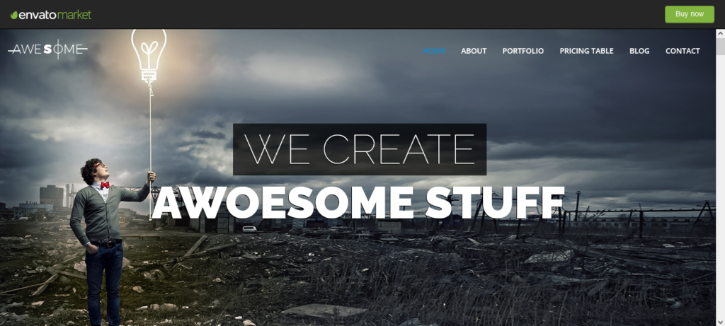 Awesome - Bootstrap HTML Template for Professional Business Website