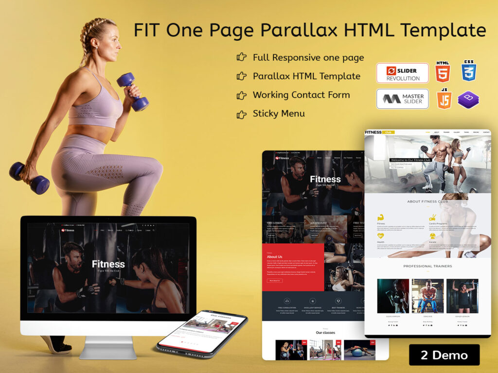 FIT-One-Page-Parallax-HTML-Template - MultiPurpose Themes