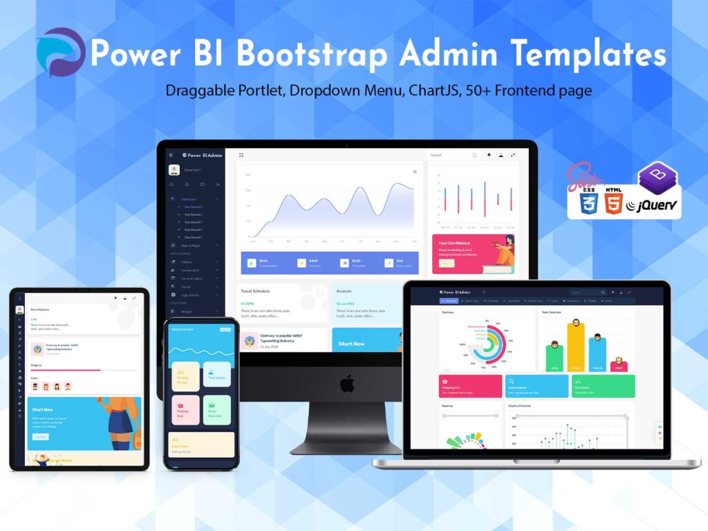 Power-BI-Bootstrap-Admin-Templates - MultiPurpose Themes