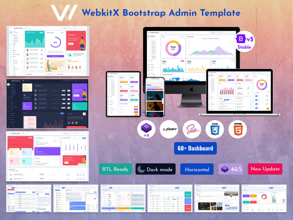 WebkitX-Bootstrap-Admin-Template - MultiPurpose Themes