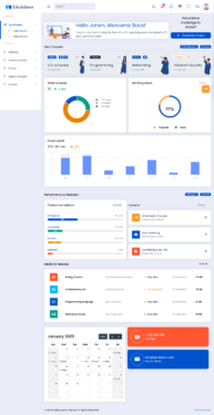 Boost Learning App with Tailwind CSS Dashboard Templates: EduAdmin