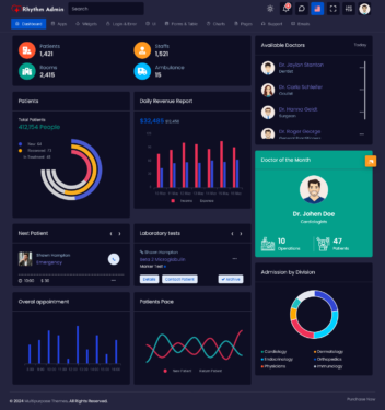 LTR-Horizontal Dashboard-1-Dark - MultiPurpose Themes