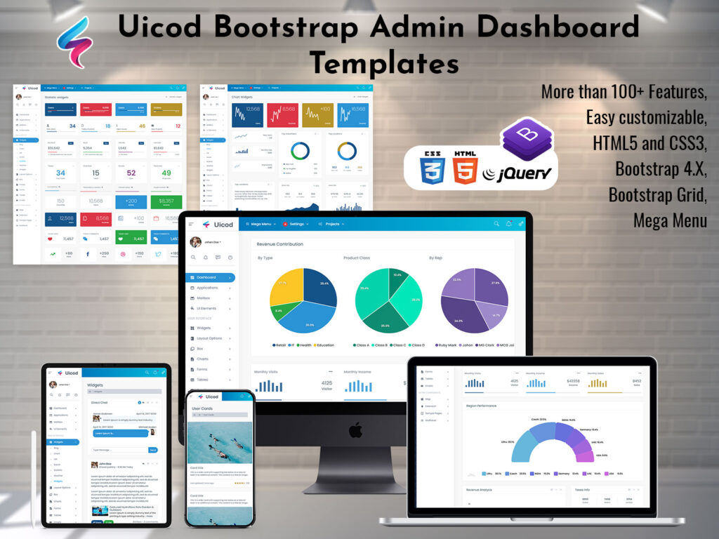 Uicod-Bootstrap-Admin-Dashboard-Templates - MultiPurpose Themes