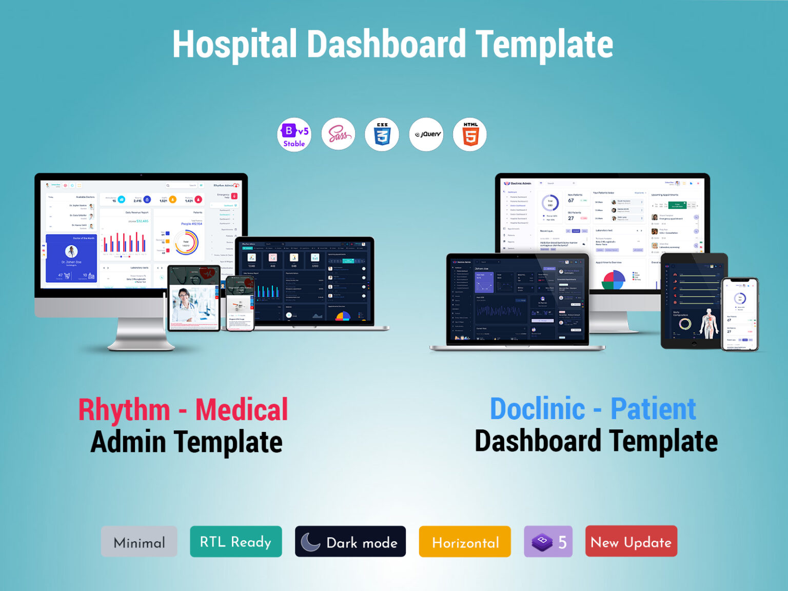 Hospital Dashboard Template - MultiPurpose Themes