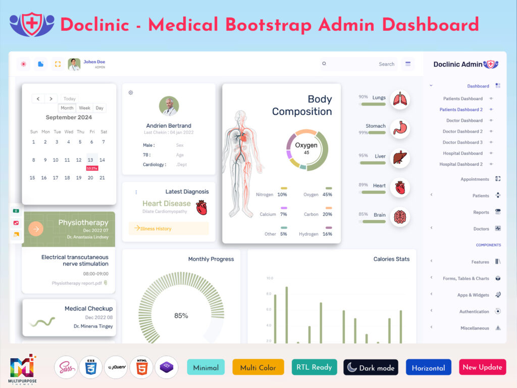 Doclinic-Medical-Bootstrap-Admin-Dashboard-2 - MultiPurpose Themes