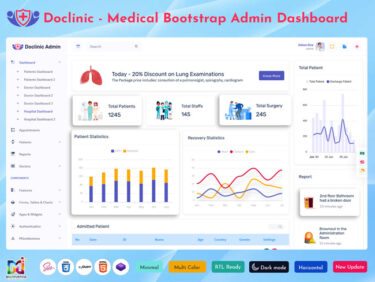 Doclinic-Medical-Bootstrap-Admin-Dashboard - MultiPurpose Themes