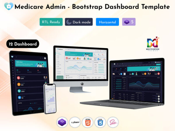Modern Medical Management: Bootstrap 5 Dashboard Template