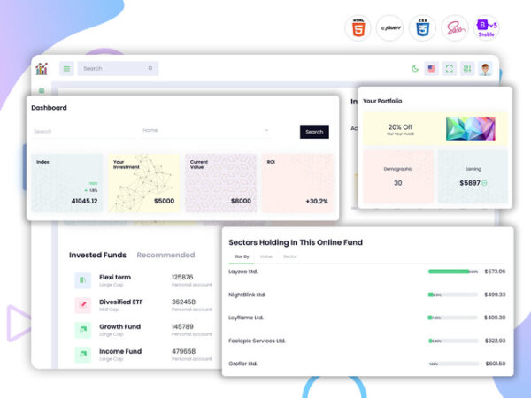 Investment Dashboard: Track, Analyze, and Grow Your Portfolio