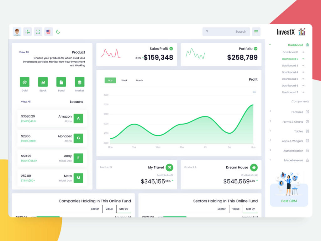 Master Dashboard - MultiPurpose Themes