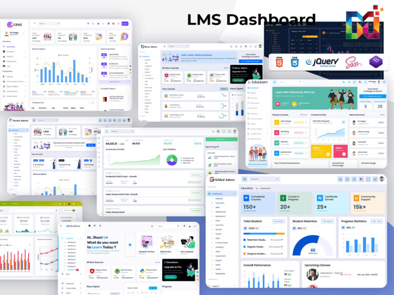 LMS dashboard - MultiPurpose Themes